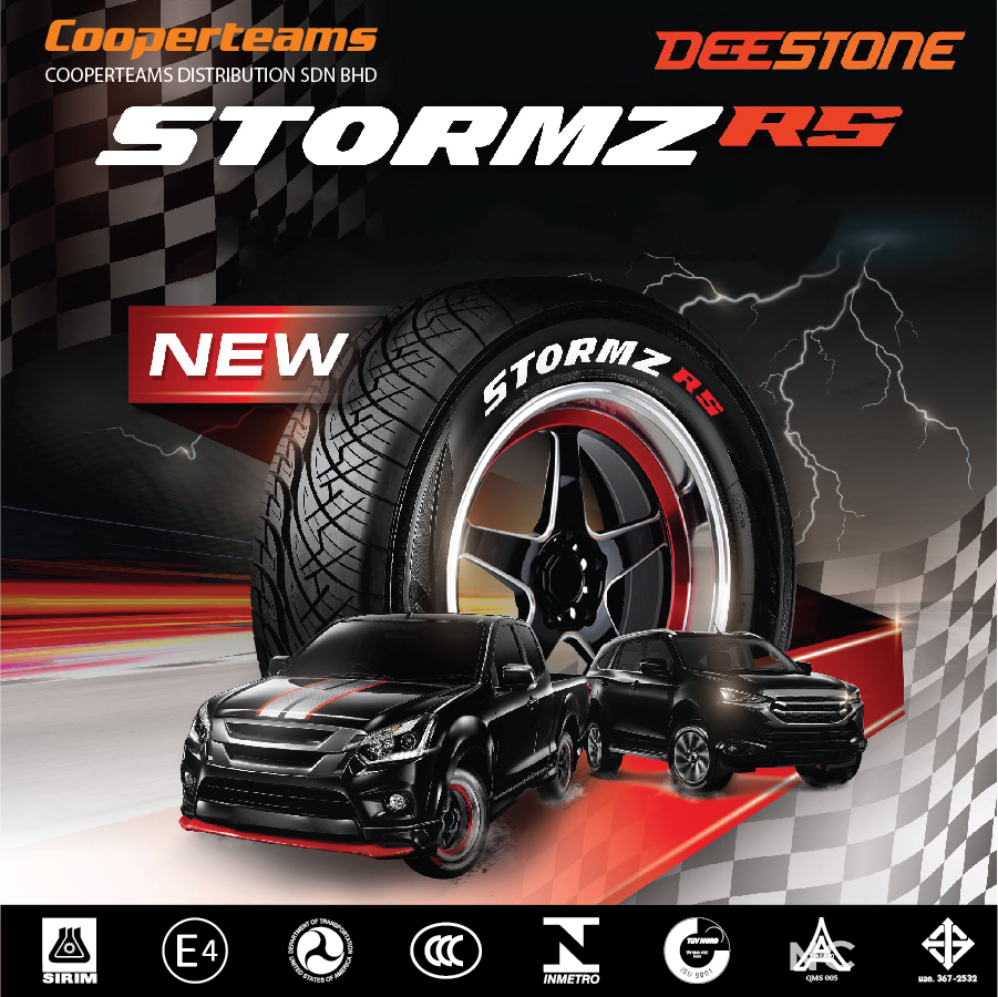 Deestone Stormz RS 4x4/SUV Tyres|COOPERTEAMS Malaysia